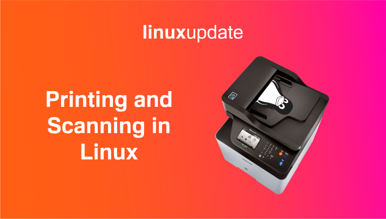 Install a network printer and scanner on Linux – gadget how to